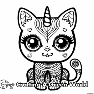 Unicat Coloring Pages - Free & Printable!
