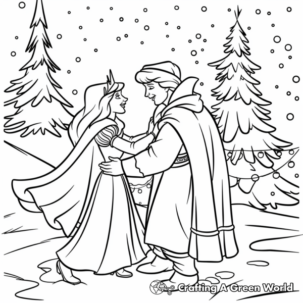 Disney Winter Coloring Pages - Free & Printable!