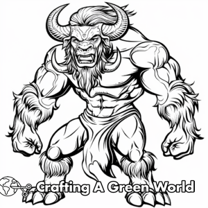 Greek Mythology Creatures Coloring Pages - Free & Printable!