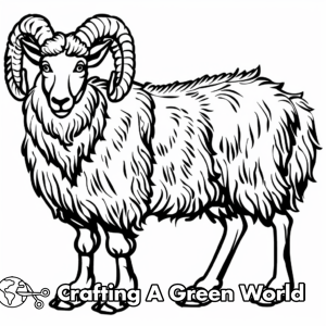 Ram Coloring Pages - Free & Printable!