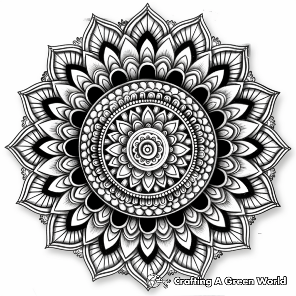 Ideas Finished For Adults Coloring Pages - Free & Printable!