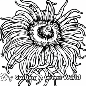 Sea Anemone Coloring Pages - Free & Printable!