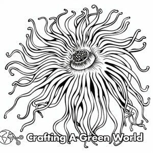 Sea Anemone Coloring Pages - Free & Printable!