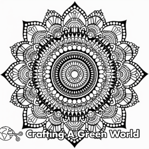 Difficult Mandala Coloring Pages - Free & Printable!