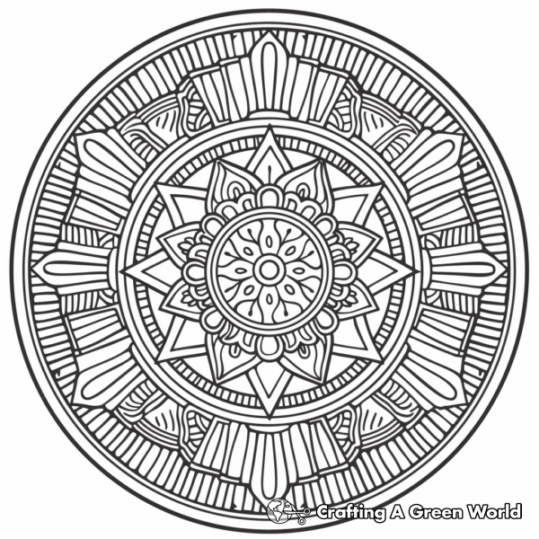 Difficult Mandala Coloring Pages - Free & Printable!