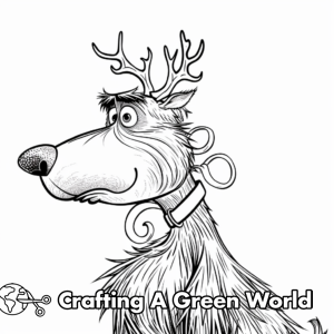 Max (The Dog From The Grinch) Coloring Pages - Free & Printable!