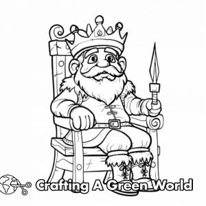 King Coloring Pages - Free & Printable!