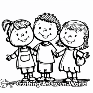 First Day Of Kindergarten Coloring Pages - Free & Printable!