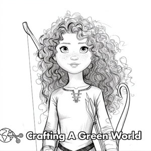 Merida Coloring Pages - Free & Printable!