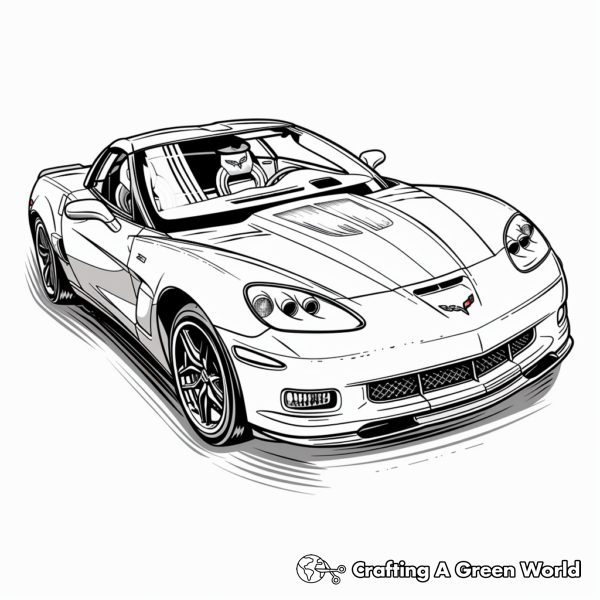 Corvette Coloring Pages - Free & Printable!