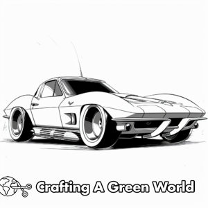 Corvette Coloring Pages - Free & Printable!