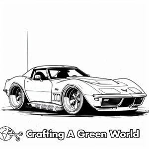 Corvette Coloring Pages - Free & Printable!