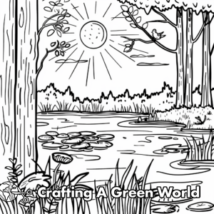Pond Coloring Pages - Free & Printable!