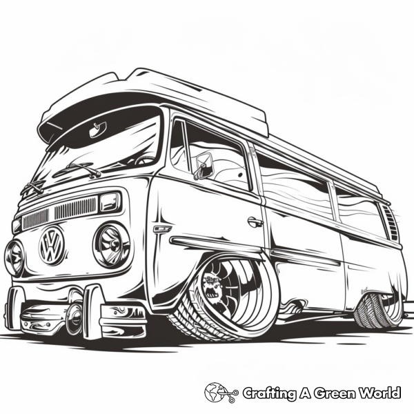 Lowrider Coloring Pages - Free & Printable!