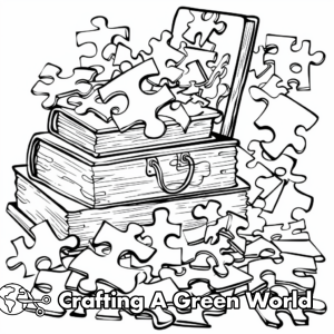 Puzzle Coloring Pages - Free & Printable!