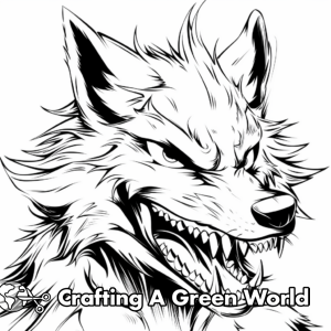 Wolf Anime Coloring Pages - Free & Printable!