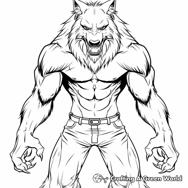 Wolf Anime Coloring Pages - Free & Printable!