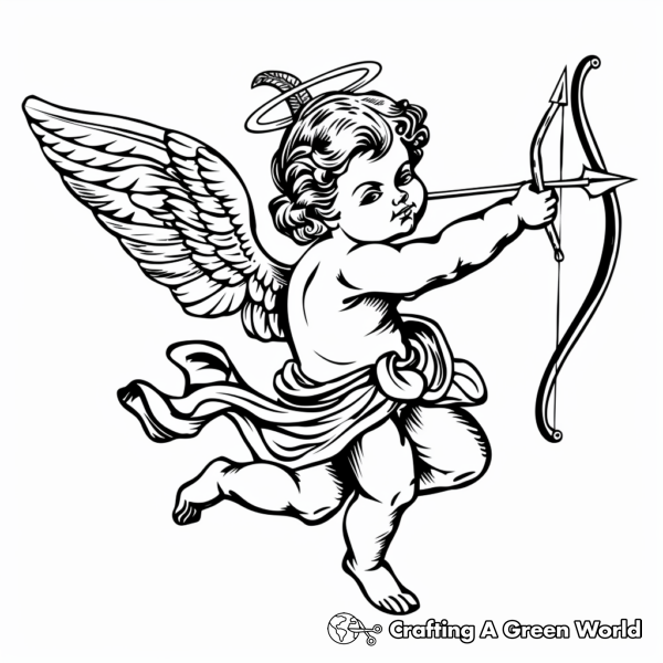Cupid Coloring Pages - Free & Printable!