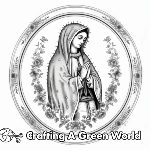 Our Lady of Guadalupe Coloring Pages - Free & Printable!