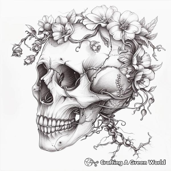 Skull For Adults Coloring Pages - Free & Printable!