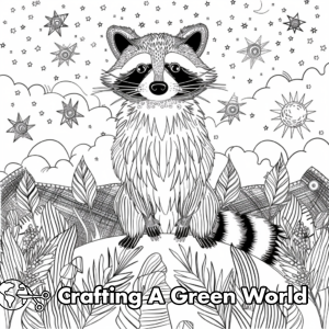 Raccoon Coloring Pages - Free & Printable!