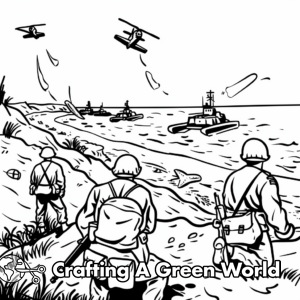 D-Day Coloring Pages - Free & Printable!