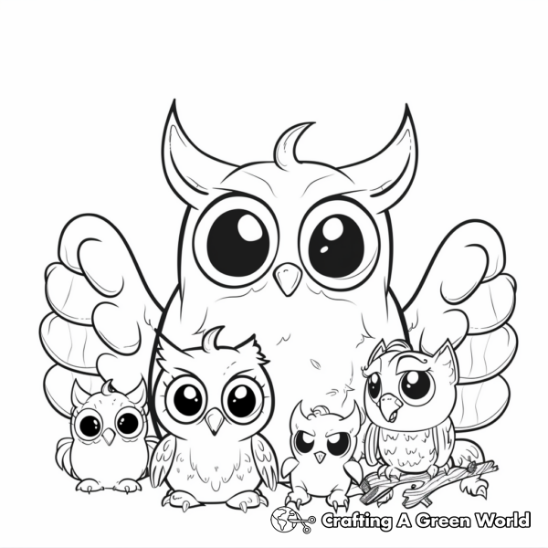 Owlicorn Coloring Pages - Free & Printable!