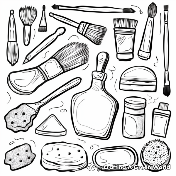 Paint Coloring Pages - Free & Printable!