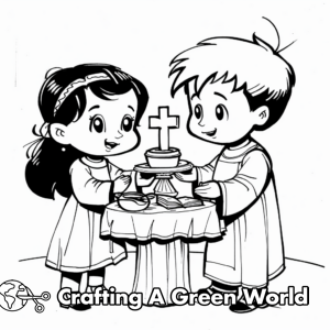 Sacraments Coloring Pages - Free & Printable!