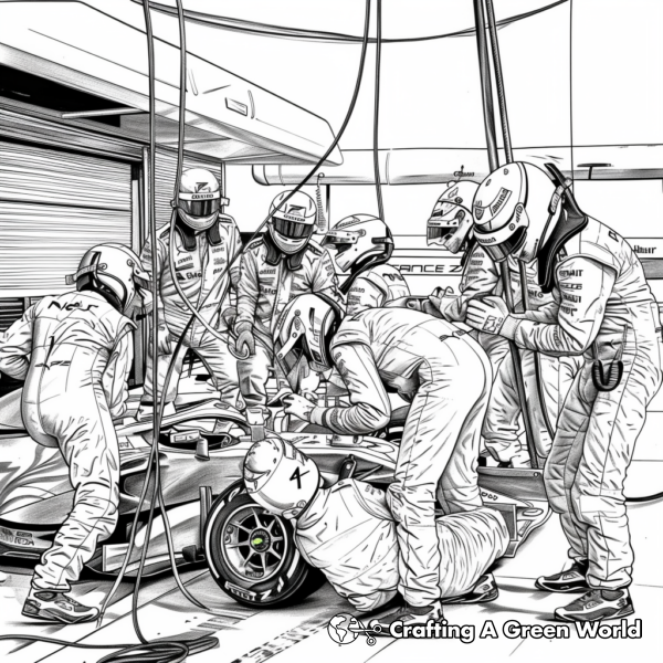 F1 Coloring Pages - Free & Printable!