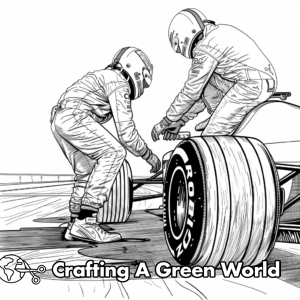 F1 Coloring Pages - Free & Printable!