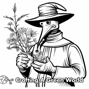 Plague Doctor Coloring Pages - Free & Printable!