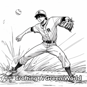 Realistic Baseball Coloring Pages - Free & Printable!