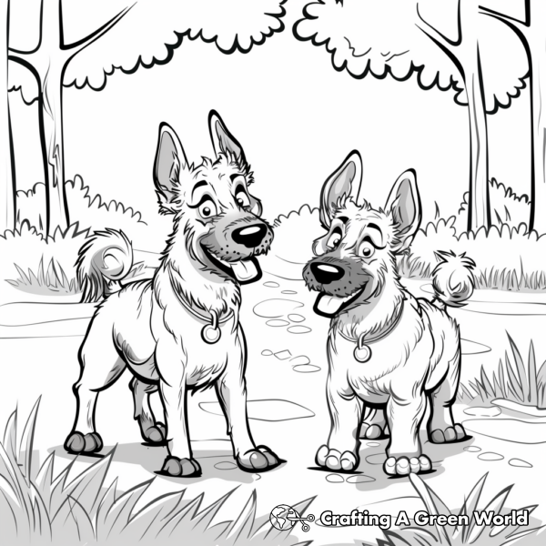 German Shepherd Coloring Pages - Free & Printable!