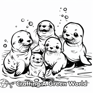 Sea Lion Coloring Pages - Free & Printable!