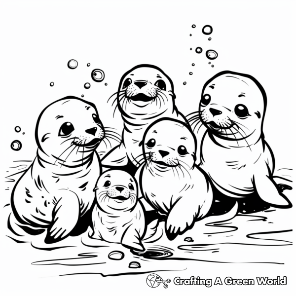 Sea Lion Coloring Pages - Free & Printable!