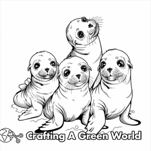 Sea Lion Coloring Pages - Free & Printable!