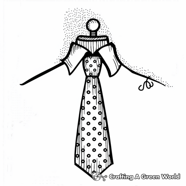 Tie Coloring Pages - Free & Printable!