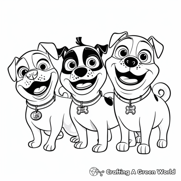 Puppy Dog Pals Coloring Pages - Free & Printable!