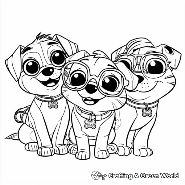 Puppy Dog Pals Coloring Pages - Free & Printable!