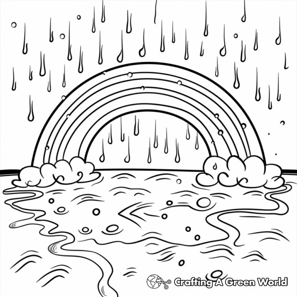 April Showers Coloring Pages - Free & Printable!