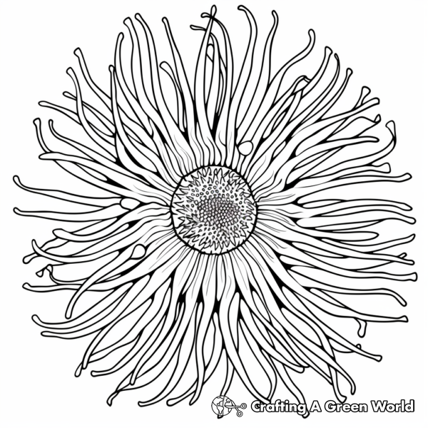 Sea Anemone Coloring Pages - Free & Printable!