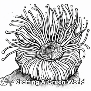 Sea Anemone Coloring Pages - Free & Printable!