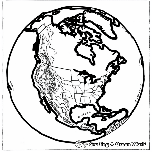 Continents Coloring Pages - Free & Printable!