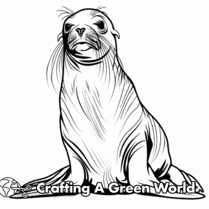 Sea Lion Coloring Pages - Free & Printable!