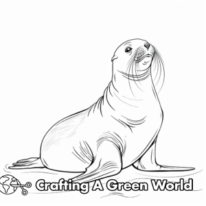 Sea Lion Coloring Pages - Free & Printable!