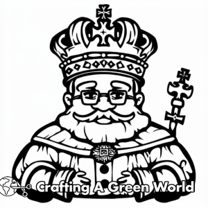 King Coloring Pages - Free & Printable!