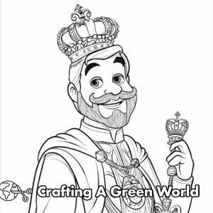 King Coloring Pages - Free & Printable!