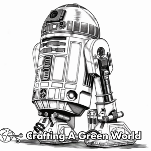 R2-D2 Coloring Pages - Free & Printable!