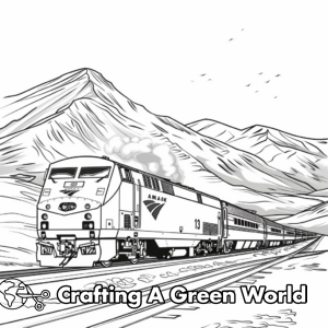 Amtrak Coloring Pages - Free & Printable!